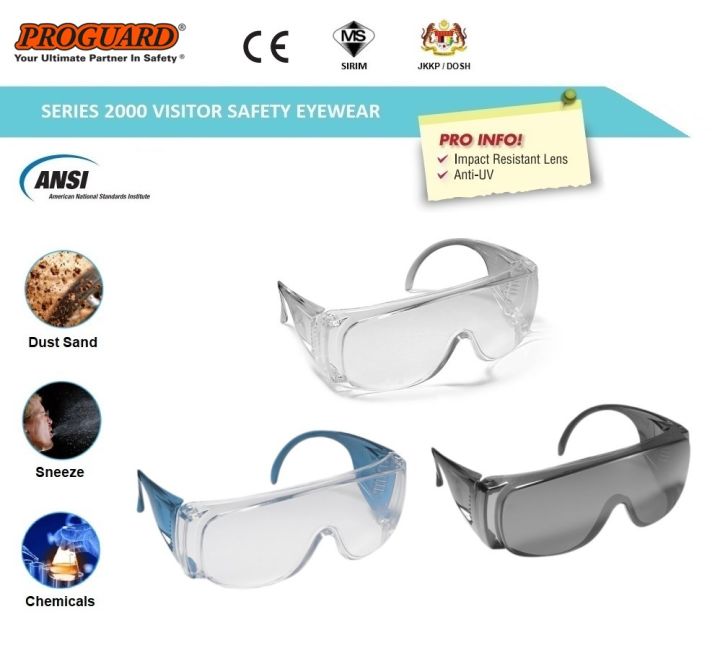 ECOSAFE Series 2000 High UV Impact Resistant Men or Ladies Visitor ...