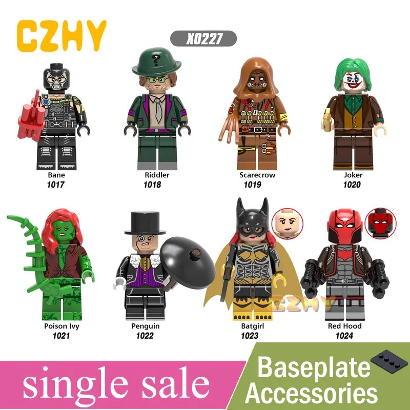 lego DC Comics Mini Figure Batman Legos Minifigures Joker Scarecrow ...