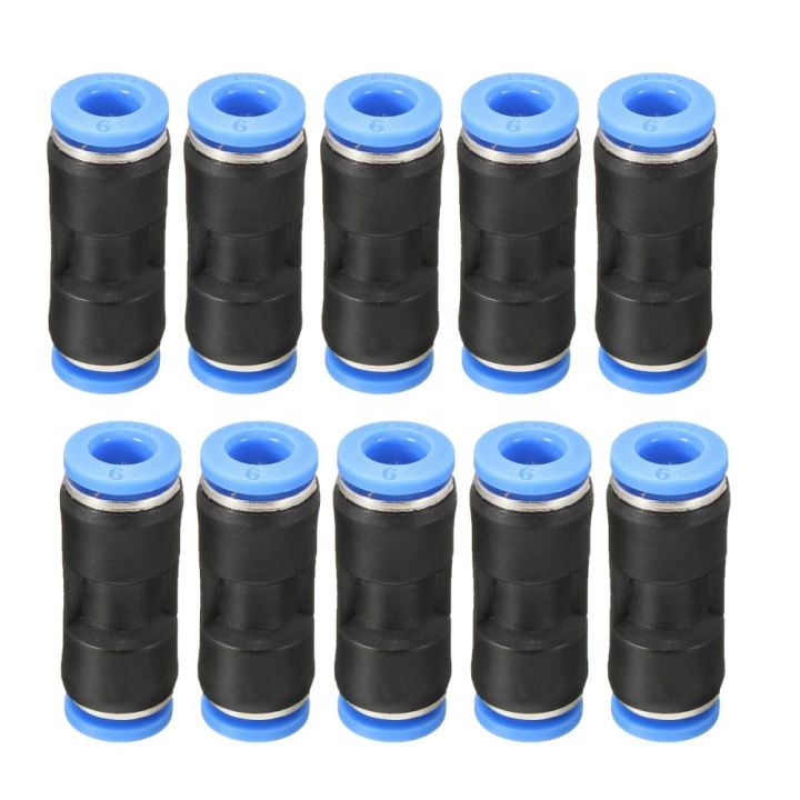 10Pcs 4-12mm Best Straight Push in Tools DIY Air Pneumatic Tube Fitting ...