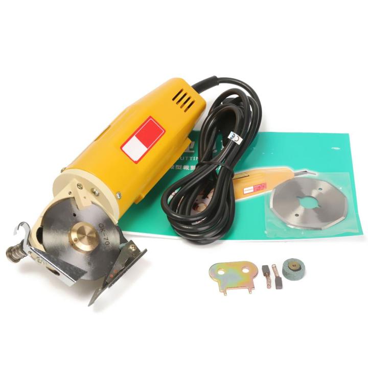 220V 170W 70mm Blade Electric Cloth Textile Tools DIY Cutter Fabric ...