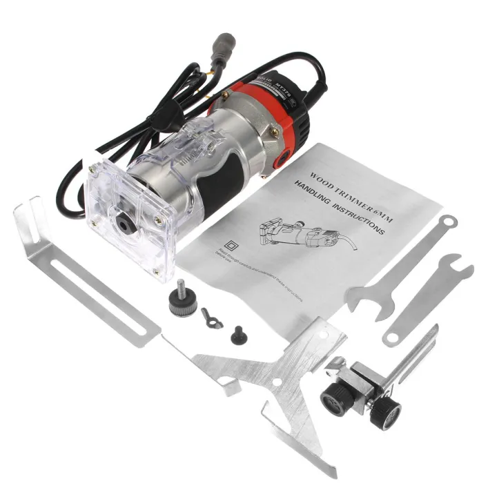 220V 530W New 35000RPM 1/4'' Electric Hand Trimmer Wood Laminator Tool ...