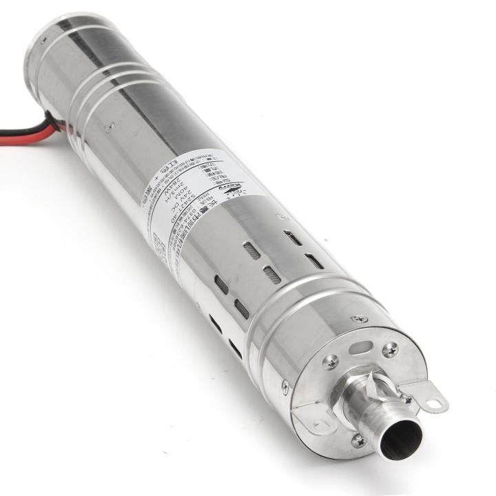 24V 2m3/h Brushless Stainless Steel Deep Well Submersible Screw Solar ...