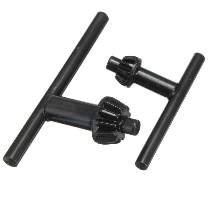 2PCS Drill Highquality Chuck Keys 10mm 3/8" and 13mm 1/2" Black ...