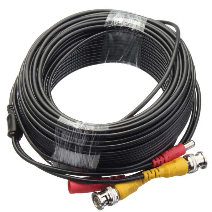 4Pcs 100ft New Security Camera Cable CCTV Video Power Wire BNC RCA ...