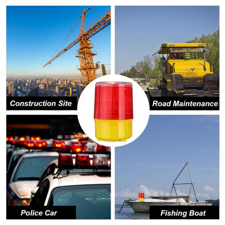 50xCar Solar Power LED Strobe Tools DIY Warning Alarm Security Flashing ...