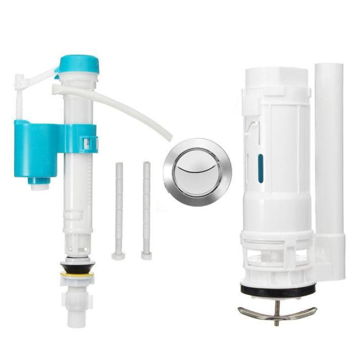 20CM Cistern Toilet Tools DIY Repair DIY Kit - Push Button Valve Dual ...