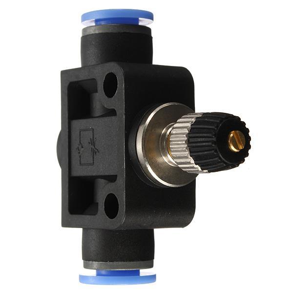 Pneumatic Fitting Flow Tools DIY Speed Control Valve Connect For 4-12 ...