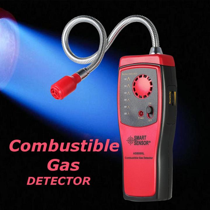 SMART SENSOR New Gas Leak Analyzer Combustible Tester Detector Sound ...