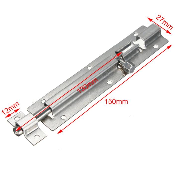 Stainless Steel Highquality Latch Barrel Long Bolt Hasp Gate Bathroom ...