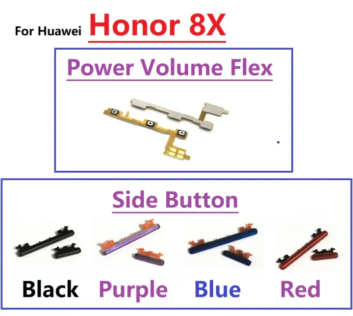 Switch Key Power On Off and Volume up down Side Button Keys Flex For ...