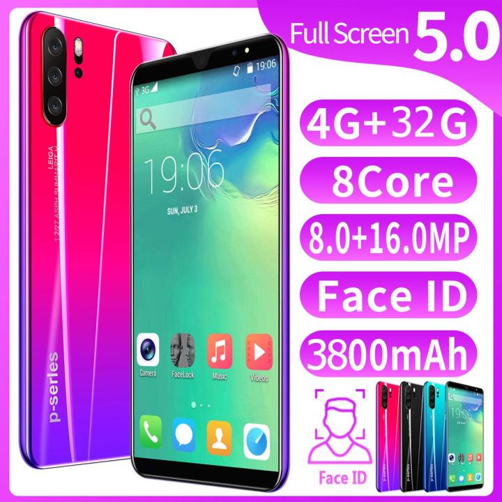 P33 Plus Chic Smartphone 5.0" HD Screeen（Face Recognition）4+32G Android ...