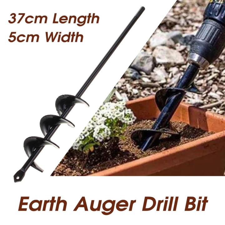 37x6cm Power Best Garden Tools DIY Augers Shaft Planter Post Hole ...