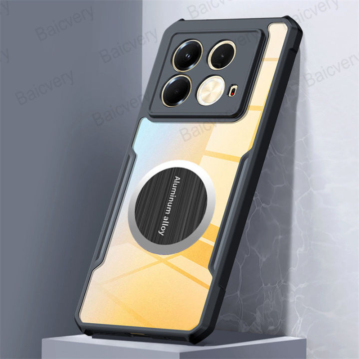 lthmy for Infinix Note 40 Pro 4G Case with Magnetic Self Adhesive ...