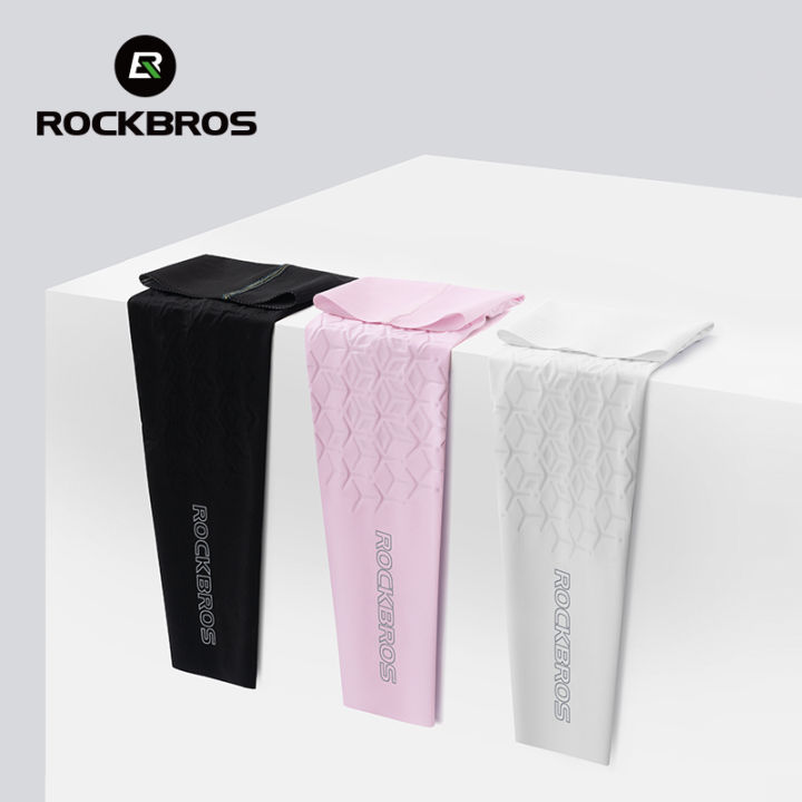 ROCKBROS 4D Protective Layer Sports Sunscreen Sleeves Ice Silk Arm ...