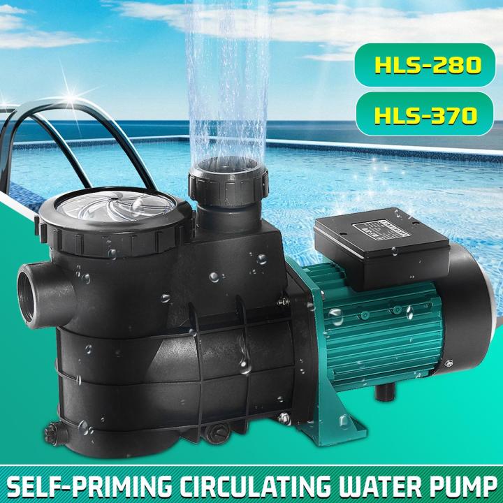 220V Plastic Swimming Pool Filter Pump Booster Self-priming Circulating ...