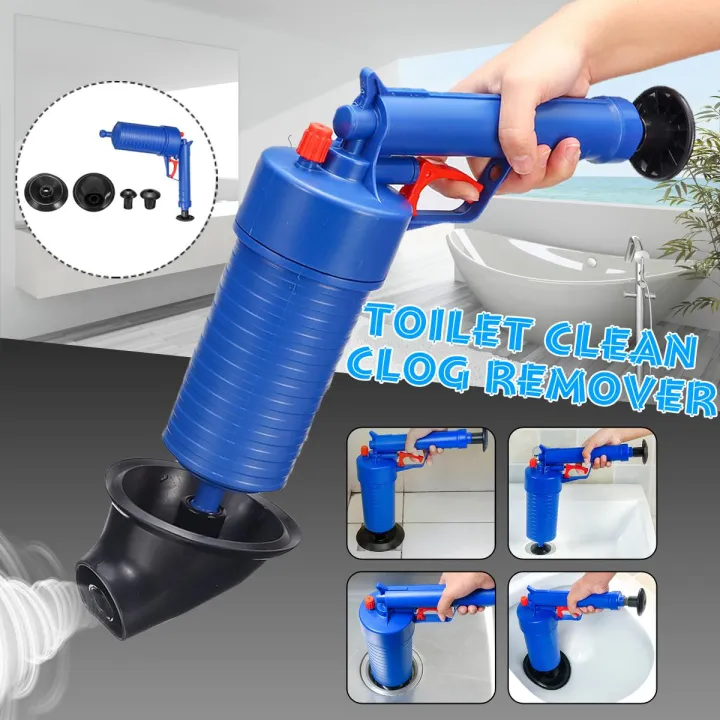 Toilet Plunger New Pipe Dredge Plug Air Toilet Drain Cleaner Sewer ...