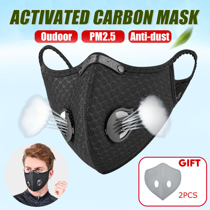 KN95 Anti Dust Face Mask With Valve PM2.5 Anti Fog Haze Respirator non ...