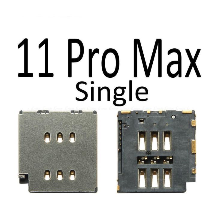 Sim Card Reader Holder Slot Tray Socket For IP X XR XS 11 Pro Max Sim ...