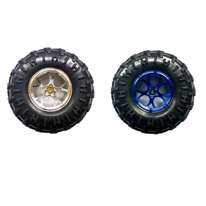 Smart Robot Best Car Accessories 130mm Diameter Blue/Silver Rubber ...