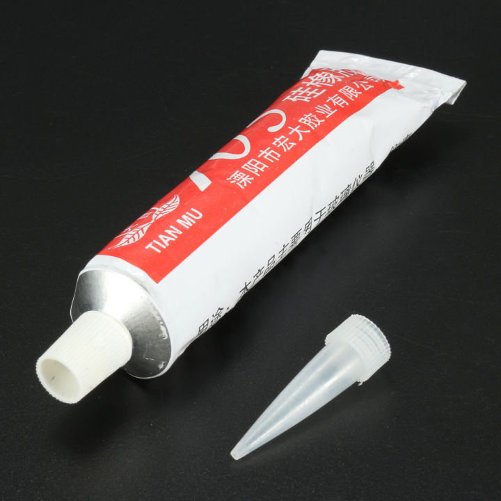 50ml Silicone Sealant Adhesive Glue Glass Metal Tiles Rubber Plastic ...