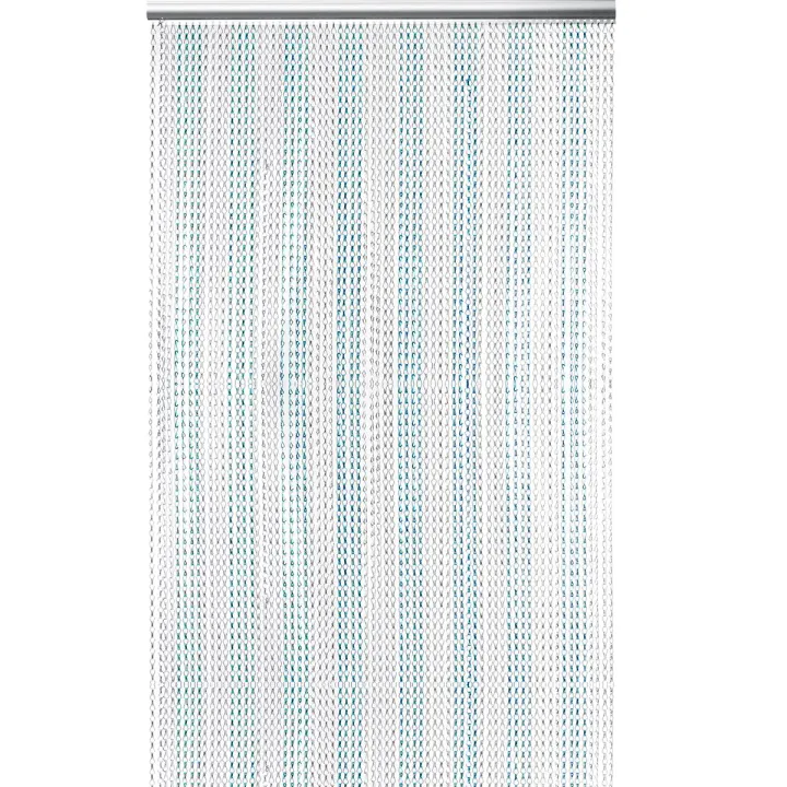 214x90CM Aluminum New Door Curtain Metal Chain Fly Insect Blinds Screen ...