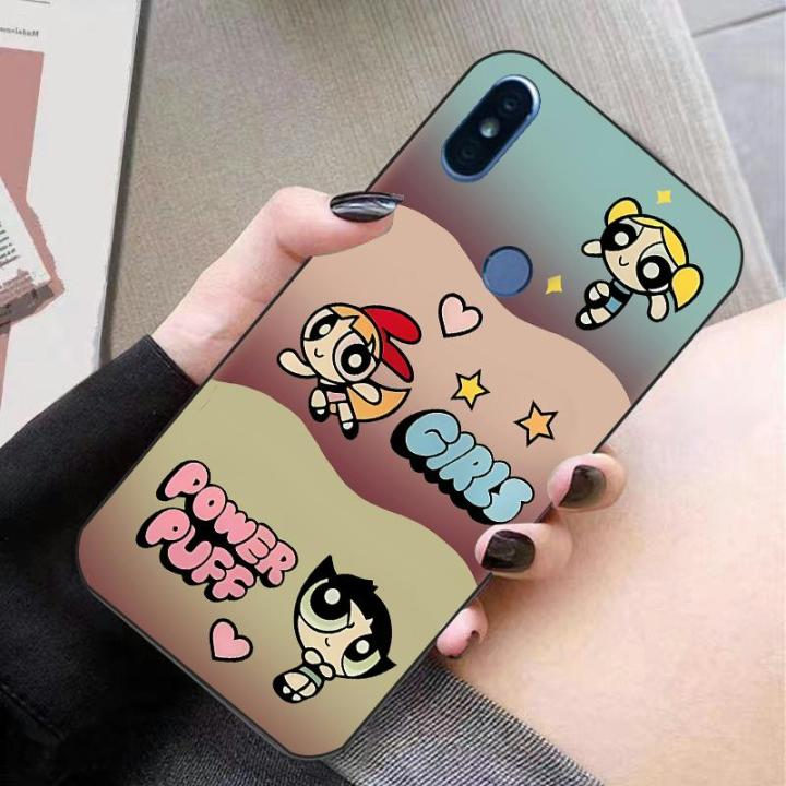 For Redmi S2 Back Cover Case Fashion Little Flying Policewoman Square ...