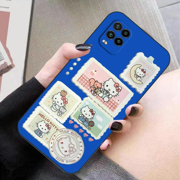 For Xiaomi Mi 10 Lite Back Cover Case Fashion kitty stamp design Square ...