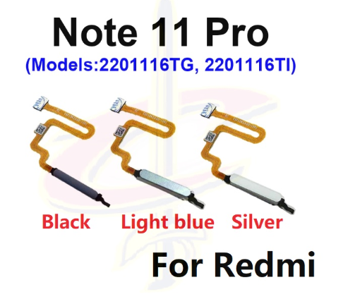 Finger print Fingerprint sensor for redmi note 11 Pro 11S 4G 5G power ...