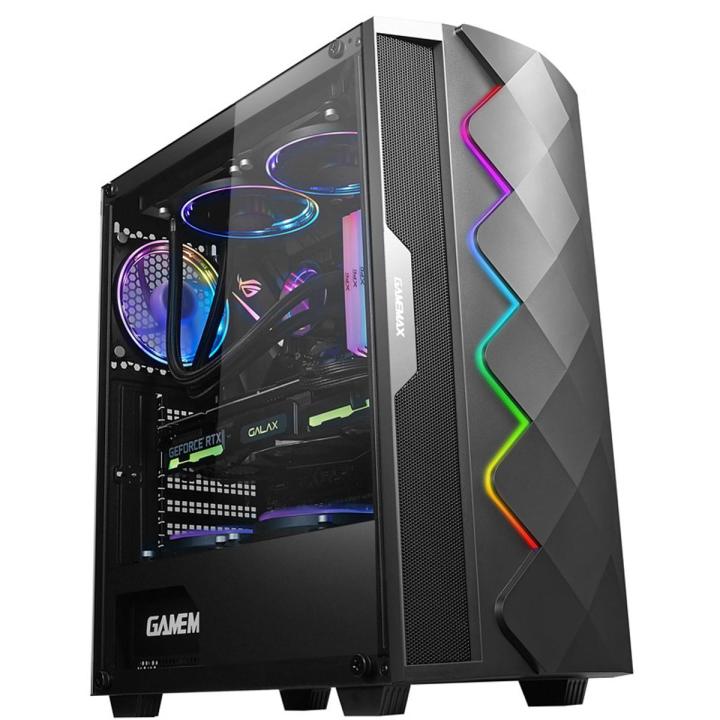 Gaming ATX/MATX/ITX Contest Computers PC Case Toughened Glass W/RGB ...