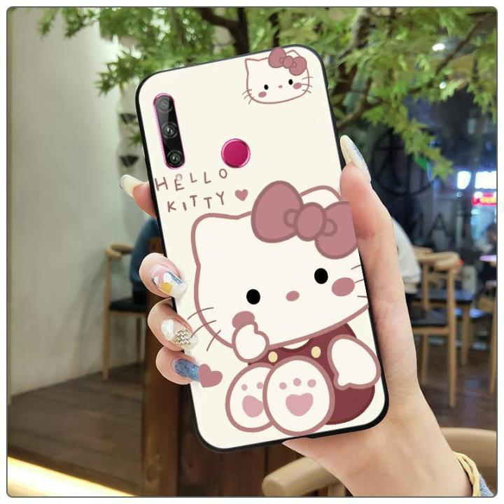 For Honor 10i Back Cover Case Fashion Cartoon cat Square Frame ...