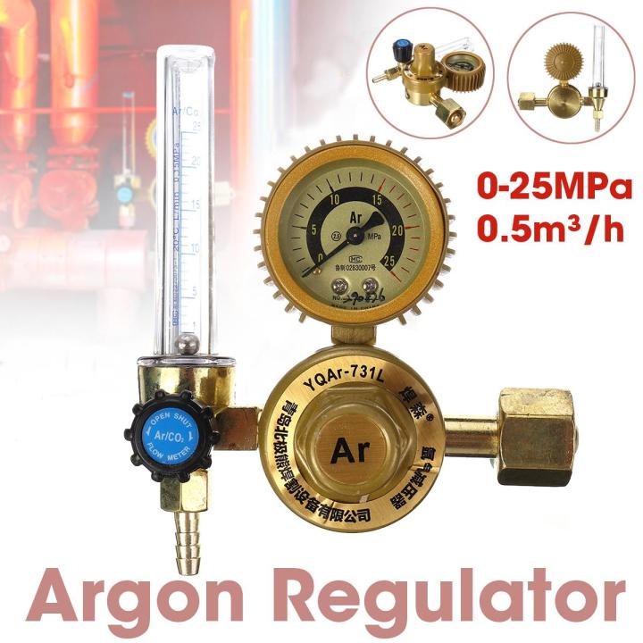 G5/8" Argon Pressure Reducing Regulator Tools DIY Gauge Mig Tig Flow ...