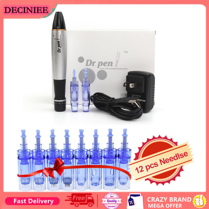 Dr Pen Ultima A1 With 12 pcs Face Microneedling Cosmetic Needling ...