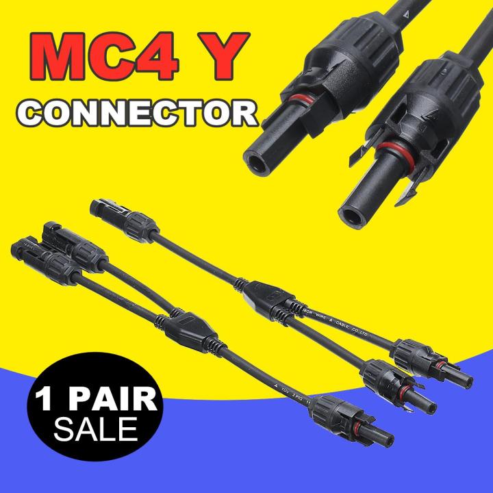 T/Y Branch MC4 Male Female M/F Connector Set Solar Panel IP67 ...
