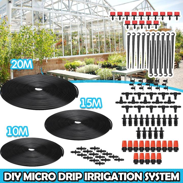 20M DIY HOT SELL Micro Drip Irrigation System Plant Self Watering ...