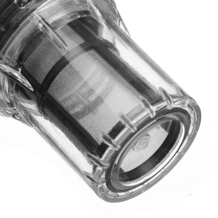 1" 80 New Screen Transparent Inline Mesh Strainer Water Filter ...