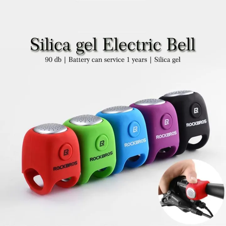 Purple RockBros Bike Handlebar Bell Electric Ring Horns Sound Alarm ...