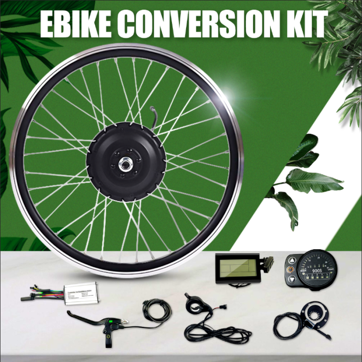 Electric EBike Conversion affordable Kit Front Wheel Motor Sports Hub ...