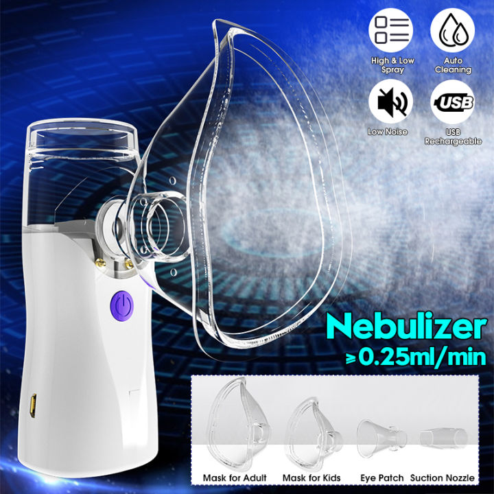 Portable Medical Durable Nebulizer Mini Handheld Inhaler Asthma ...