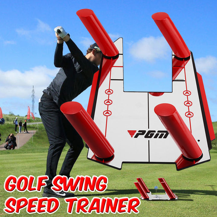Golf Sports Swing Putting Trainer Aid with 4 Speed Rods Aids Hitting ...