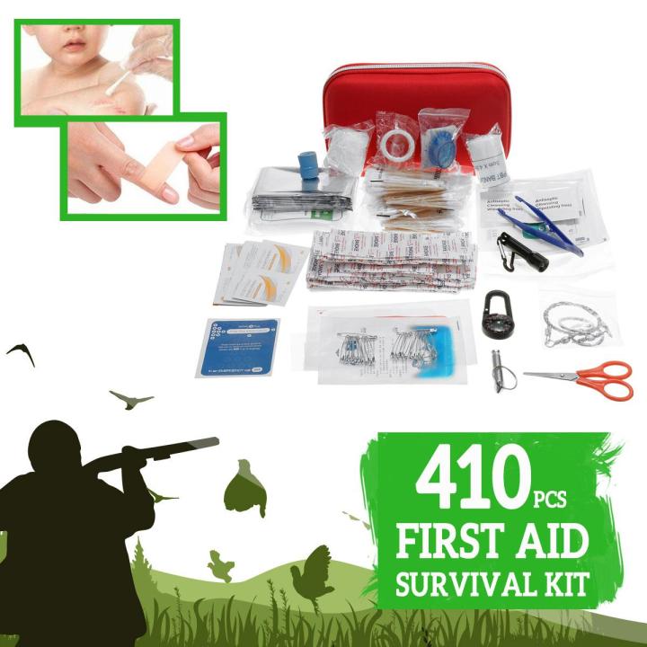 430x First Aid Health Kit Bag Emergency Outdoors Sports Camping ...