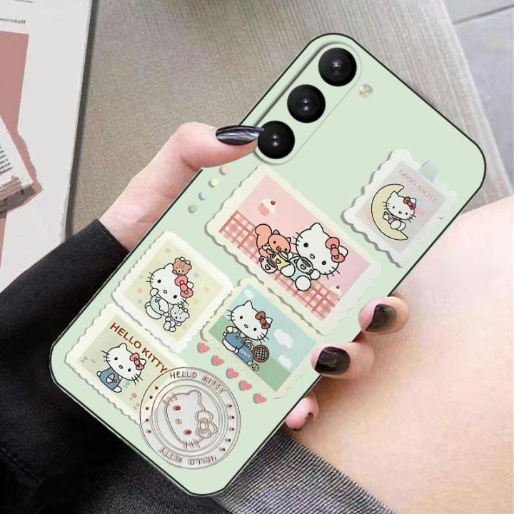 For Samsung Galaxy S23 FE Back Cover Case Fashion kitty stamp design ...