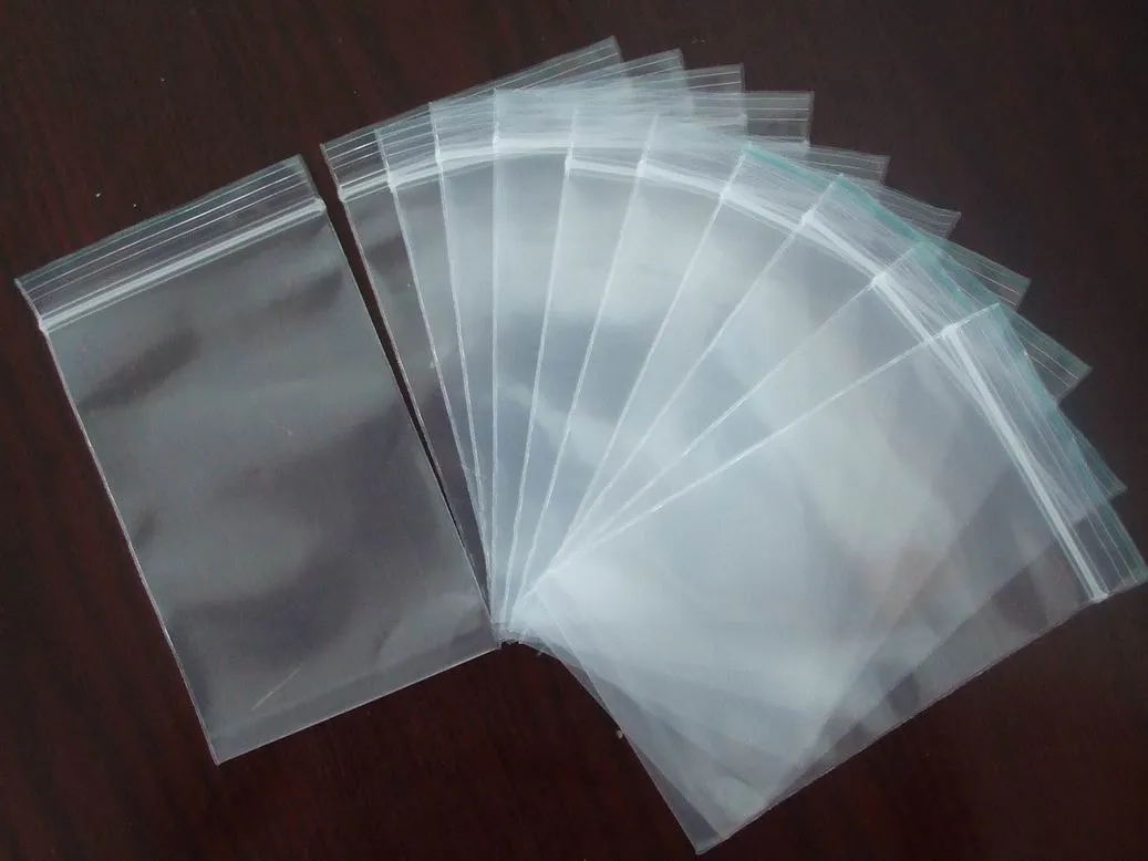 5” x 6” Zip Lock Plastic Packet - 100 Pcs pack
