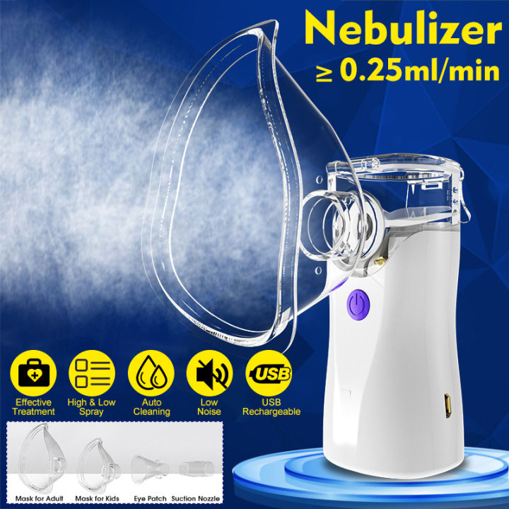 Portable Medical Durable Nebulizer Mini Handheld Inhaler Asthma ...