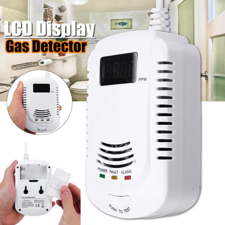 Digital Gas Leak Tools DIY Detector Propane Butane Methane Natural Gas ...