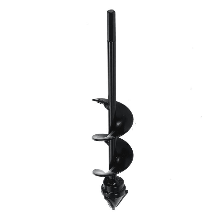Earth Auger Drill Tools DIY Bit Digger Spiral Replace Attachment Garden ...