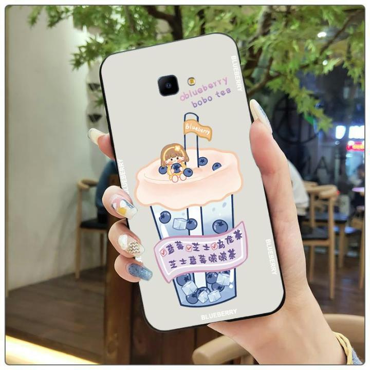 For Samsung Galaxy J4 Core Back Cover Case Fashion Blueberry milk tea ...