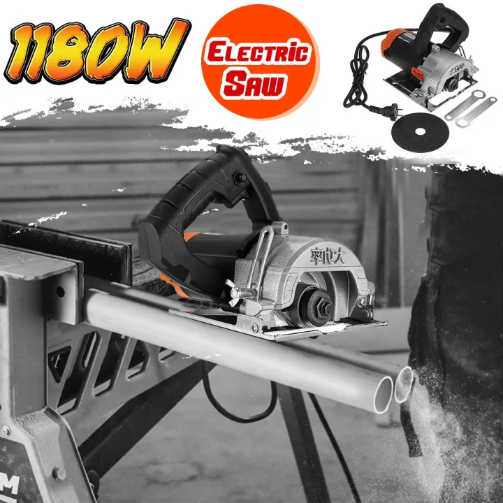 1180W Electric HOT SELL Saw 110mm Blade 13000RPM High Speed Wood Metal ...