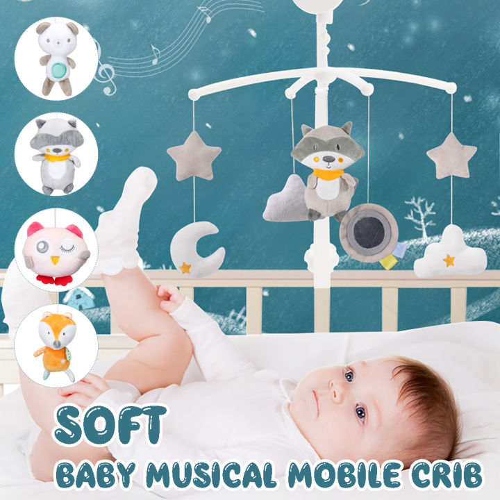 Baby Musical Permium Bed Bell Kid Crib Musical Mobile Music Box DIY ...