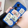 For Redmi 13c 5G Back Cover Case Fashion kitty stamp design Square ...