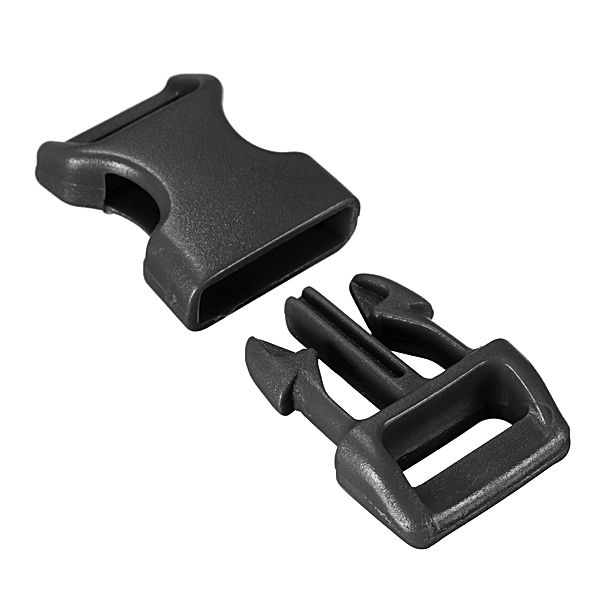 10 x 15mm Plastic Side Release Buckles For Webbing Bags Straps Clips 5/ ...